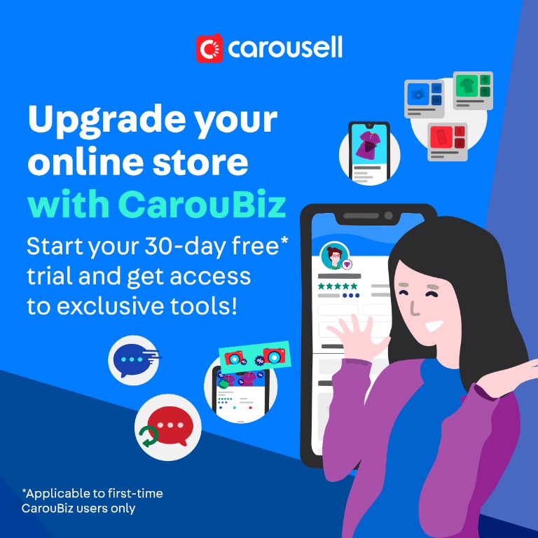 Upgrade your online store with CarouBiz [FREE 30-day trial for first-time CarouBiz users ...