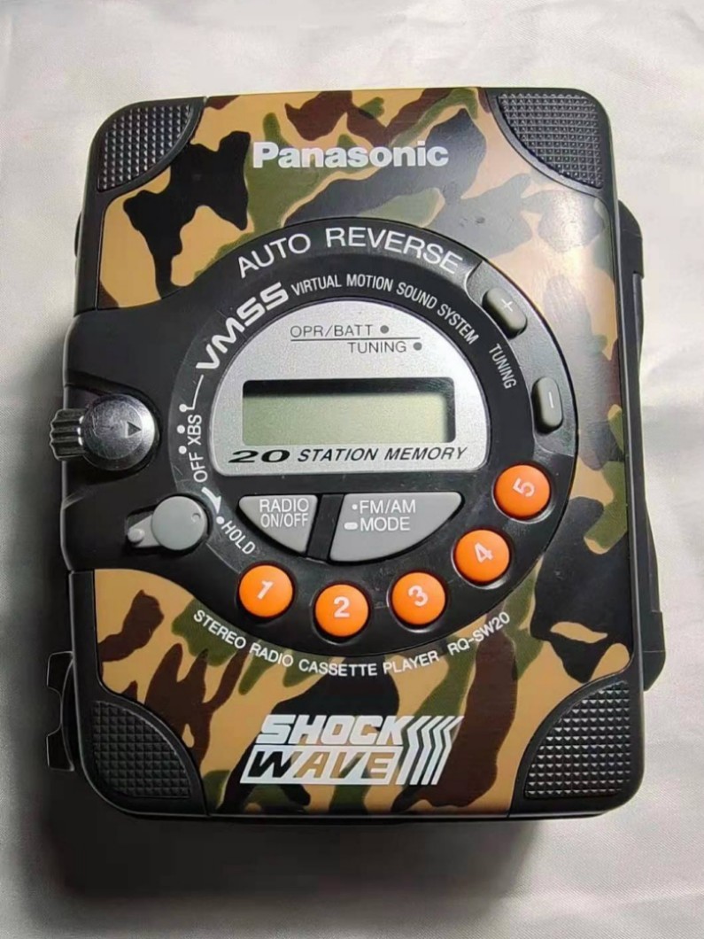 Walkman Panasonic Shockwave Camo SW20, Audio, Portable Audio ...