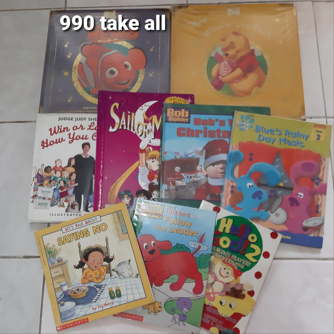Winnie the pooh, Nemo, Clifford, Bob the Builder, Hobbies & Toys, Books ...