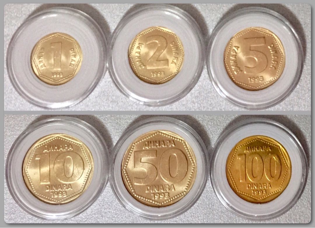 Yugoslavia Coins Set ( Former Country ), Hobbies & Toys, Memorabilia ...