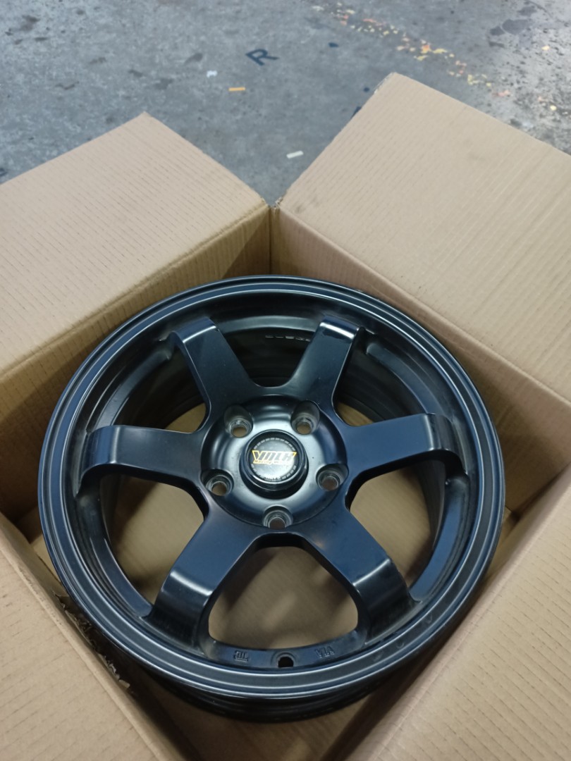 15" TE 37 Volks Rims, Car Accessories, Tyres & Rims on Carousell