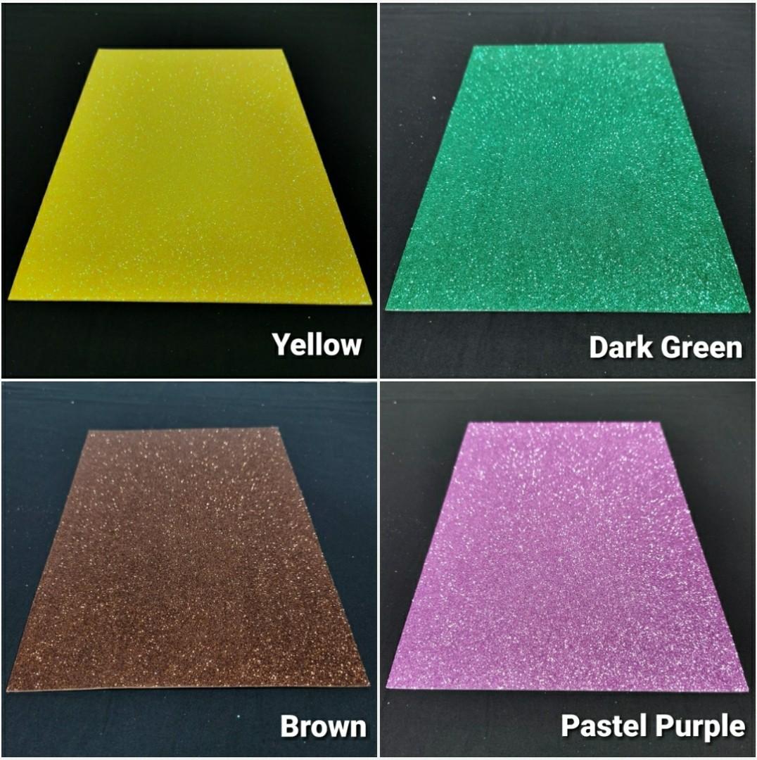 [1 Sheet/ Pack] Foam Sticker | Foam Glitter Sheet | Glitter Sticker ...