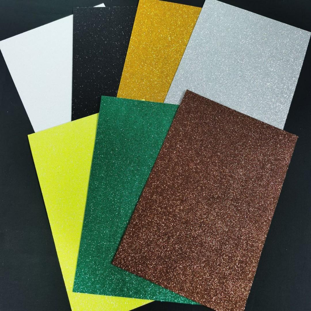 [1 Sheet/ Pack] [STK 03] Foam Sticker | Foam Glitter Sheet | Glitter ...