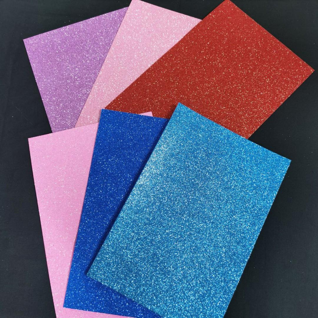 [1 Sheet/ Pack] [STK 03] Foam Sticker | Foam Glitter Sheet | Glitter ...