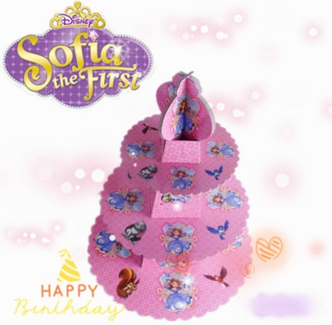 6pc Sofia Princess Cupcake Toppers Cake Decoration, Hobbies & Toys ...
