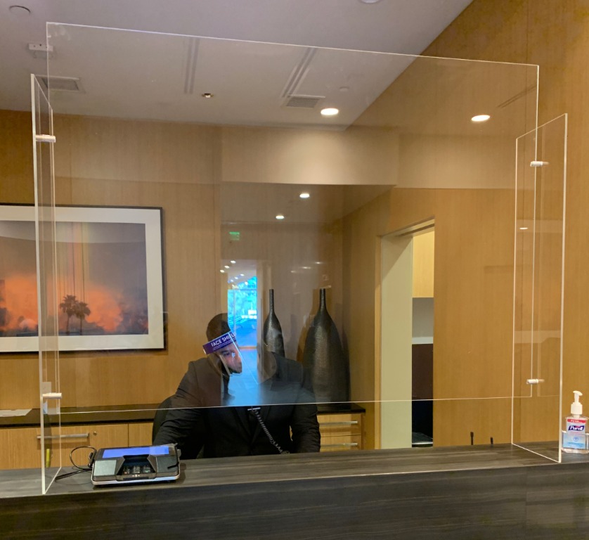 ACRYLIC DIVIDER OFFICE PARTITIONS, Furniture & Home Living, Office ...