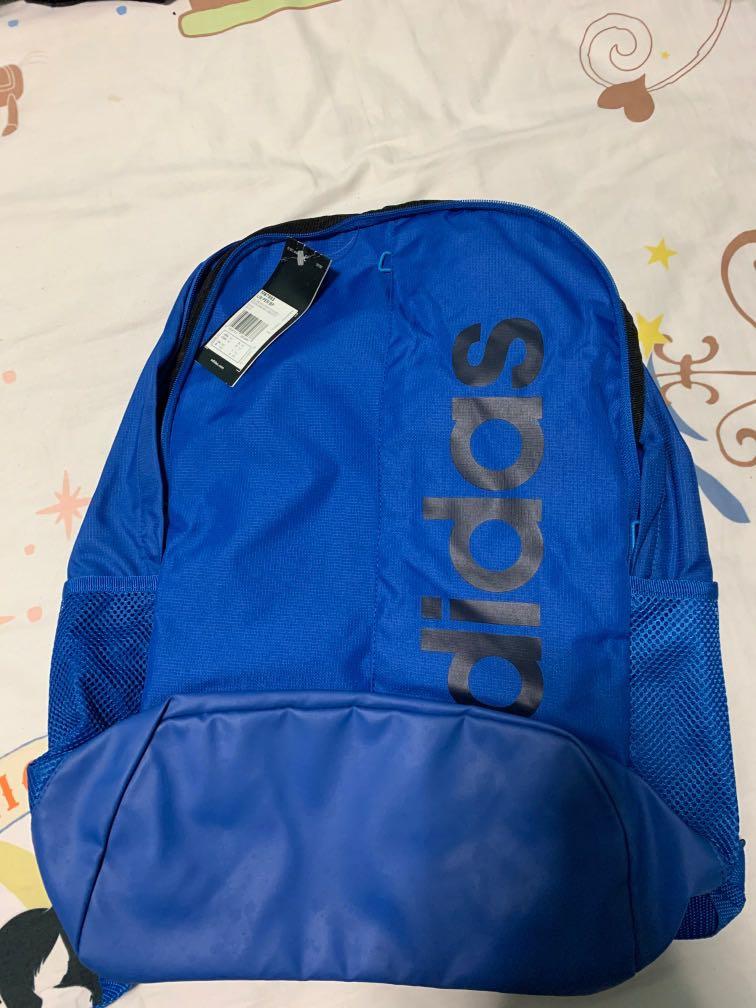 Adidas Blue Linear Performance Backpack, Men's Fashion, Bags, Backpacks ...