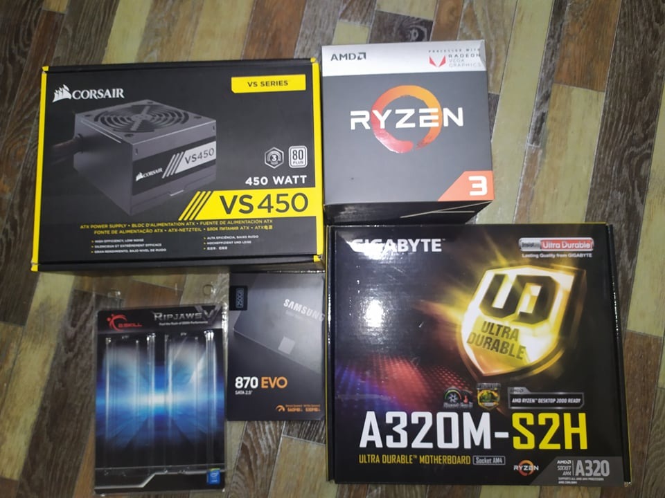AMD Ryzen System Unit and Samsung Monitor, Computers & Tech, Desktops ...