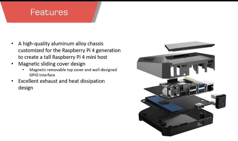 ARGON ONE M.2 散熱盒 ARGON ONE M.2 Case for Raspberry Pi 4, 電腦＆科技, 電腦周邊及配件 ...
