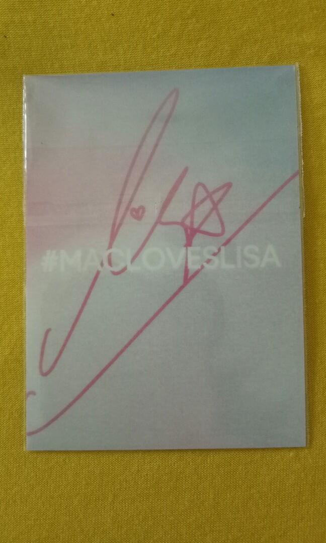 Black Pink x Lisa x Mac Collab, Hobbies & Toys, Memorabilia ...