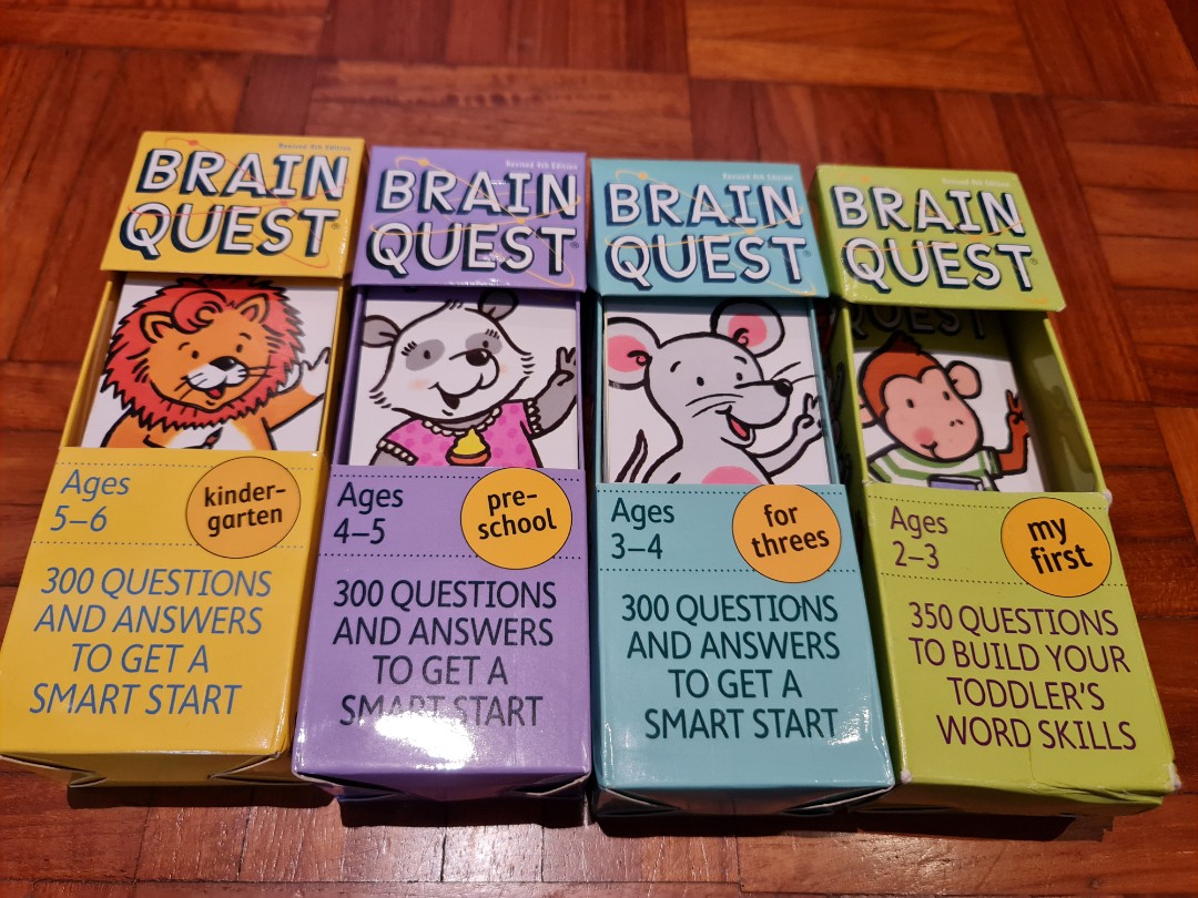 Brain quest cards set, Hobbies & Toys, Books & Magazines, Children's ...
