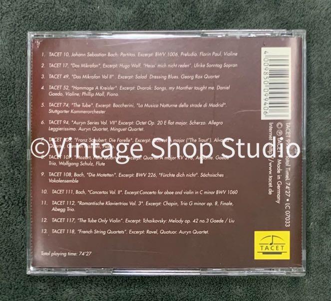 (CD) Tacet Audiophile Sampler Pre-Owned CD Made In Germany, Hobbies ...