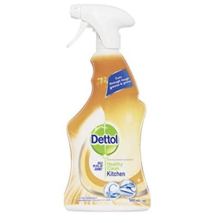 Dettol Kitchen Cleaner Trigger Spray 500ml, Furniture & Home Living ...