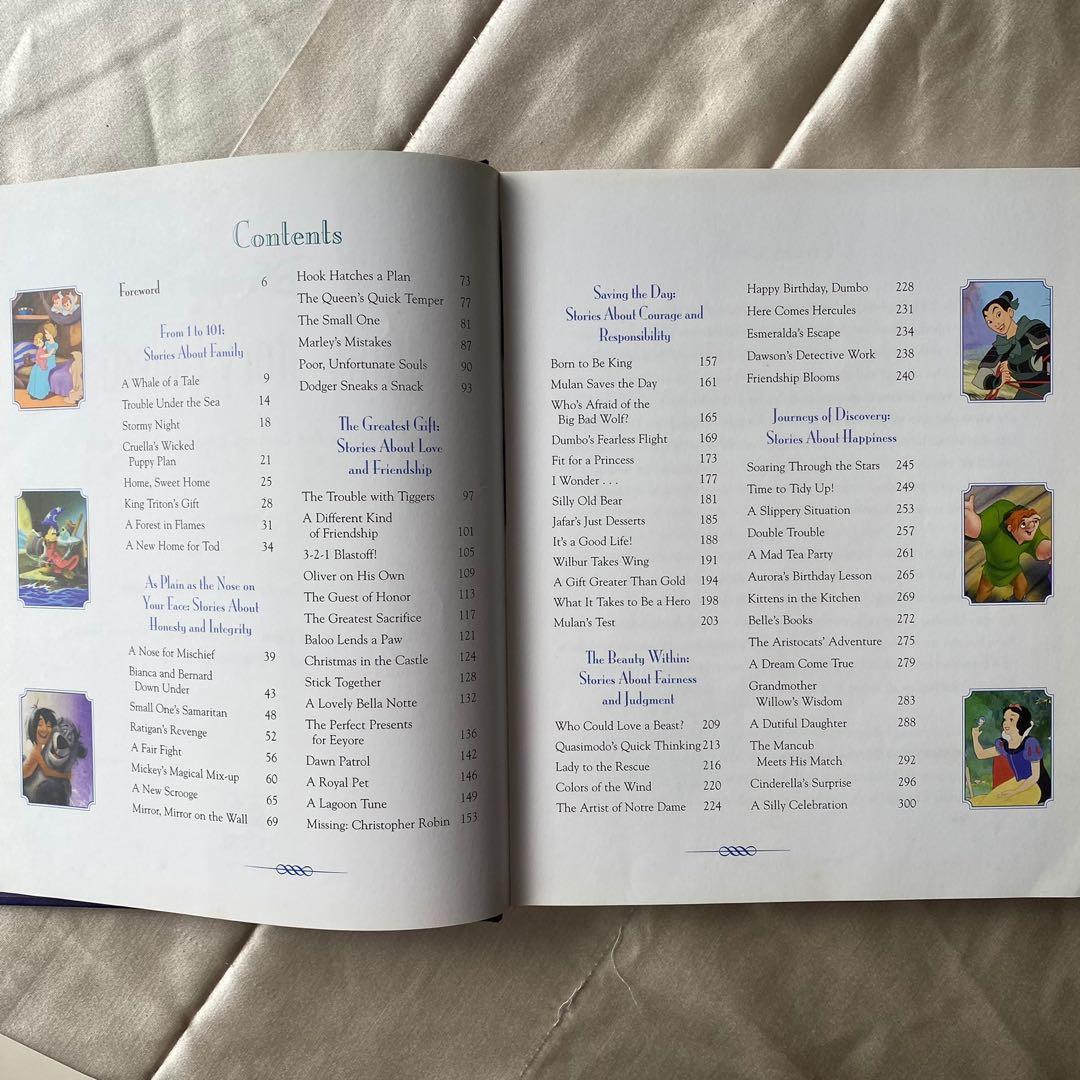 Disney Family Story Collection Book- 75 Fables for Living, Loving ...