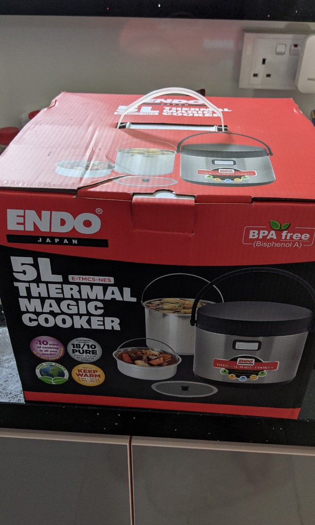 Endo Thermal Magic Cooker 5L, TV & Home Appliances, Kitchen Appliances ...