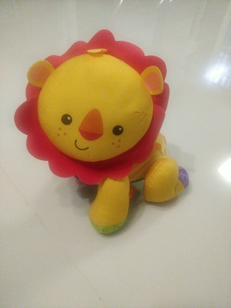 Fisher-Price Touch 'n Crawl Lion, Babies & Kids, Infant Playtime on ...
