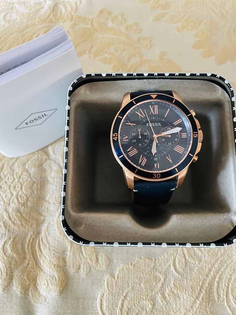 Fossil FS5237 (NEW BATTERY), Men's Fashion, Watches & Accessories ...