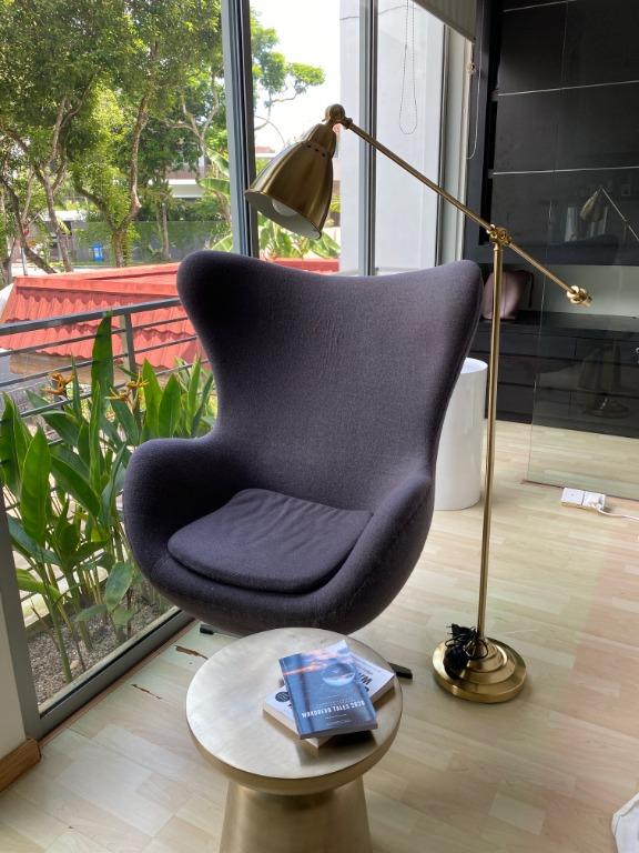 Fritz Hansen Egg Chair replica, Furniture & Home Living, Furniture ...