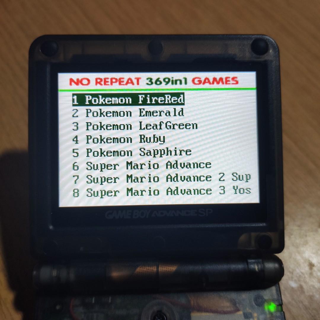 GBA / Gameboy Advance SP with IPS display mod, Video Gaming, Video Game ...