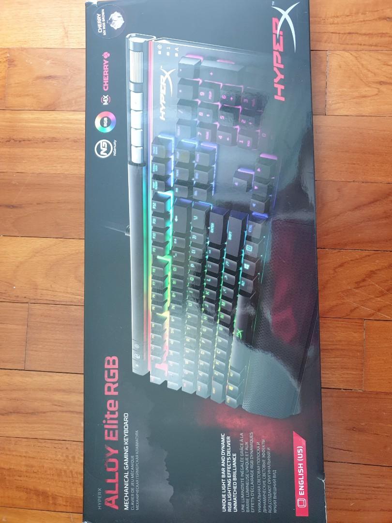 HyperX Alloy Elite RGB with HyperX Pudding Keycaps, Computers & Tech ...