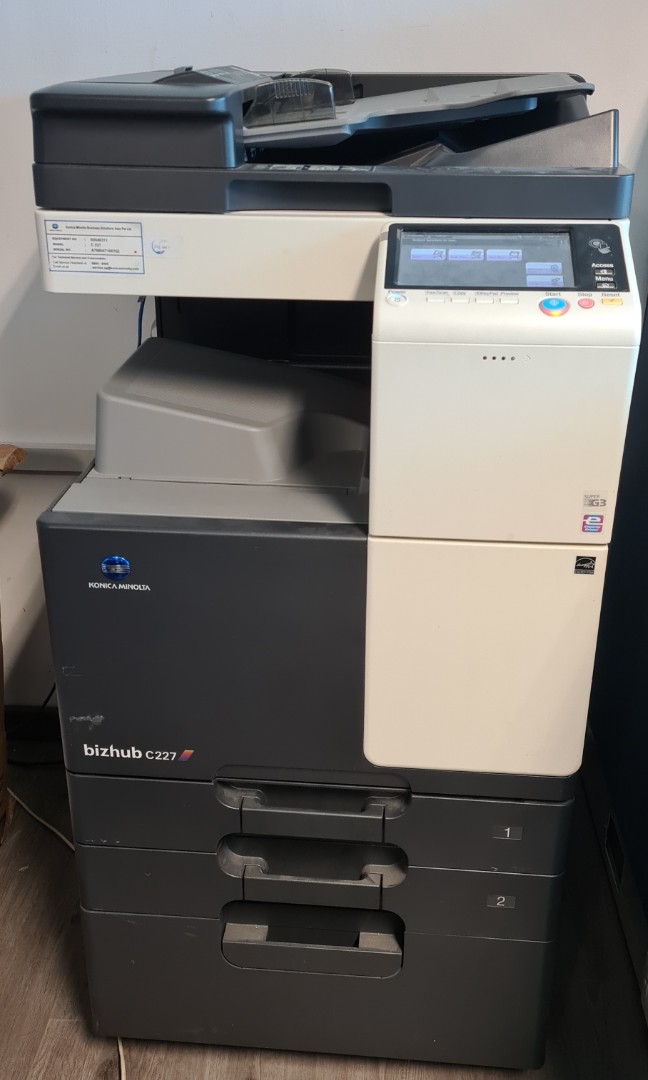 Konica Minolta Printer Bizhub C227, Computers & Tech, Printers ...