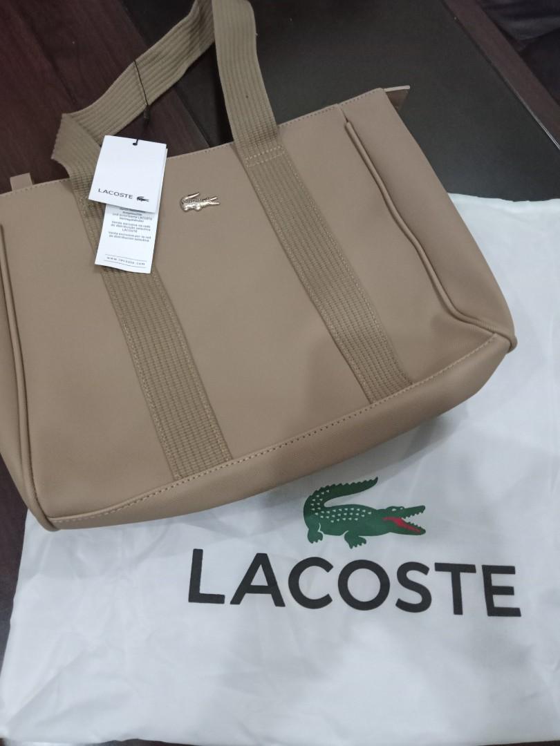 Lacoste Tote bags with Free Lacoste paper Bags, Women's Fashion, Bags ...