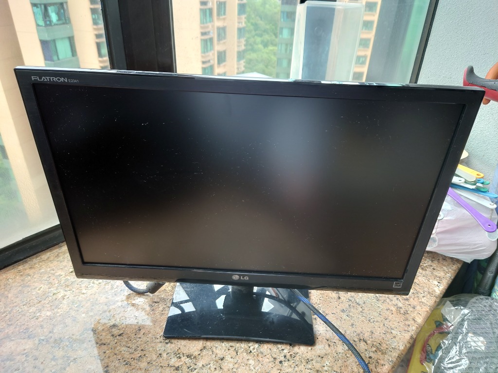 LG 23” 吋 LED monitor mon FHD Flatron E2341 顯示器 螢幕 屏幕, 電腦＆科技, 電腦周邊及配件 ...