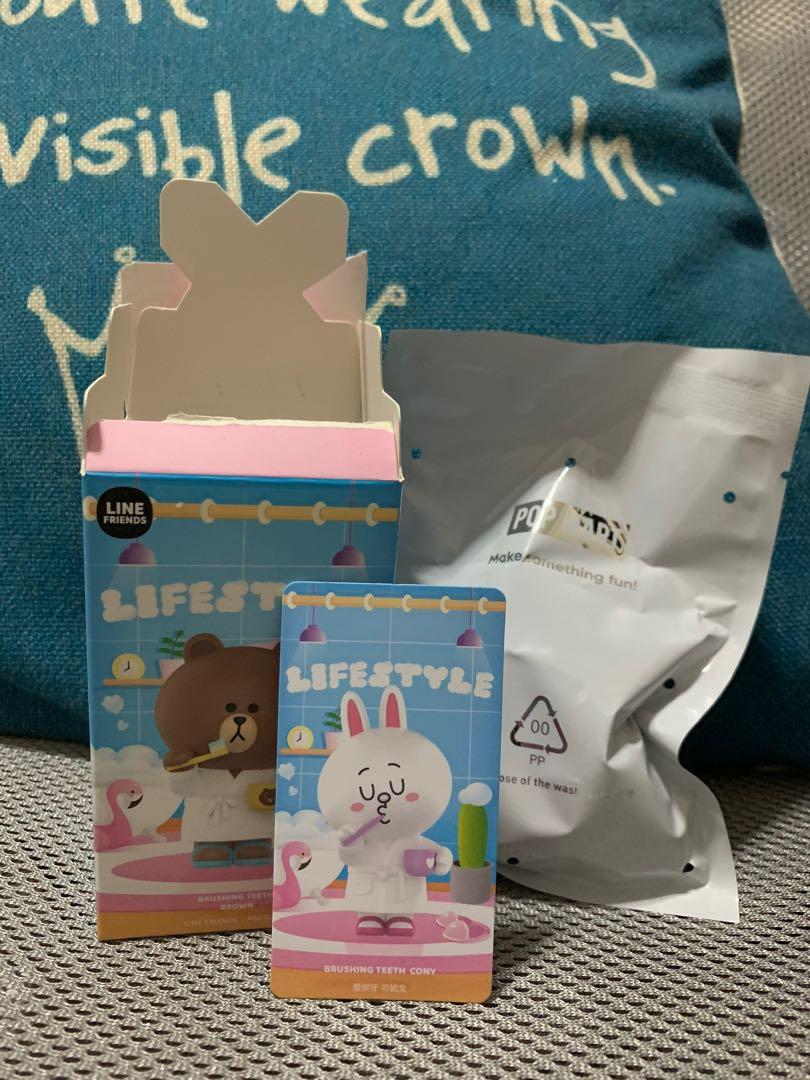 Line Friends - brushing teeth cony, Hobbies & Toys, Toys & Games on ...