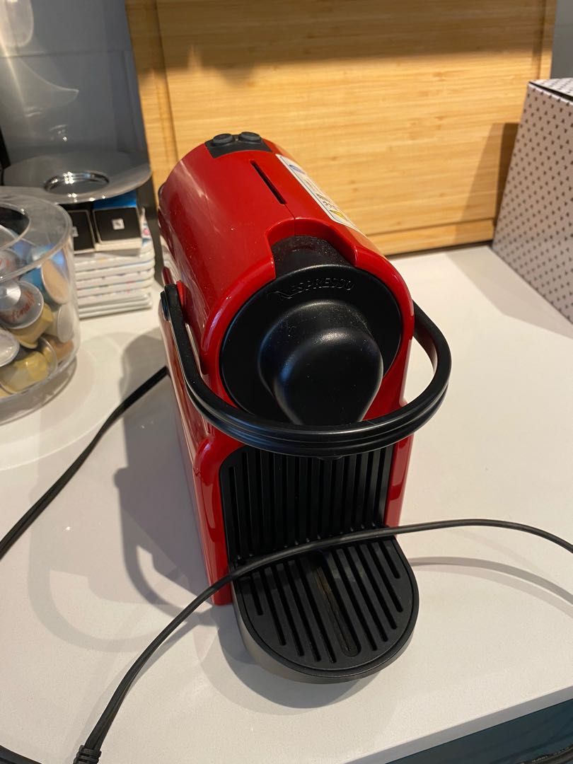 Nespresso Inissia Ruby Red (Japanese), TV & Home Appliances, Kitchen ...