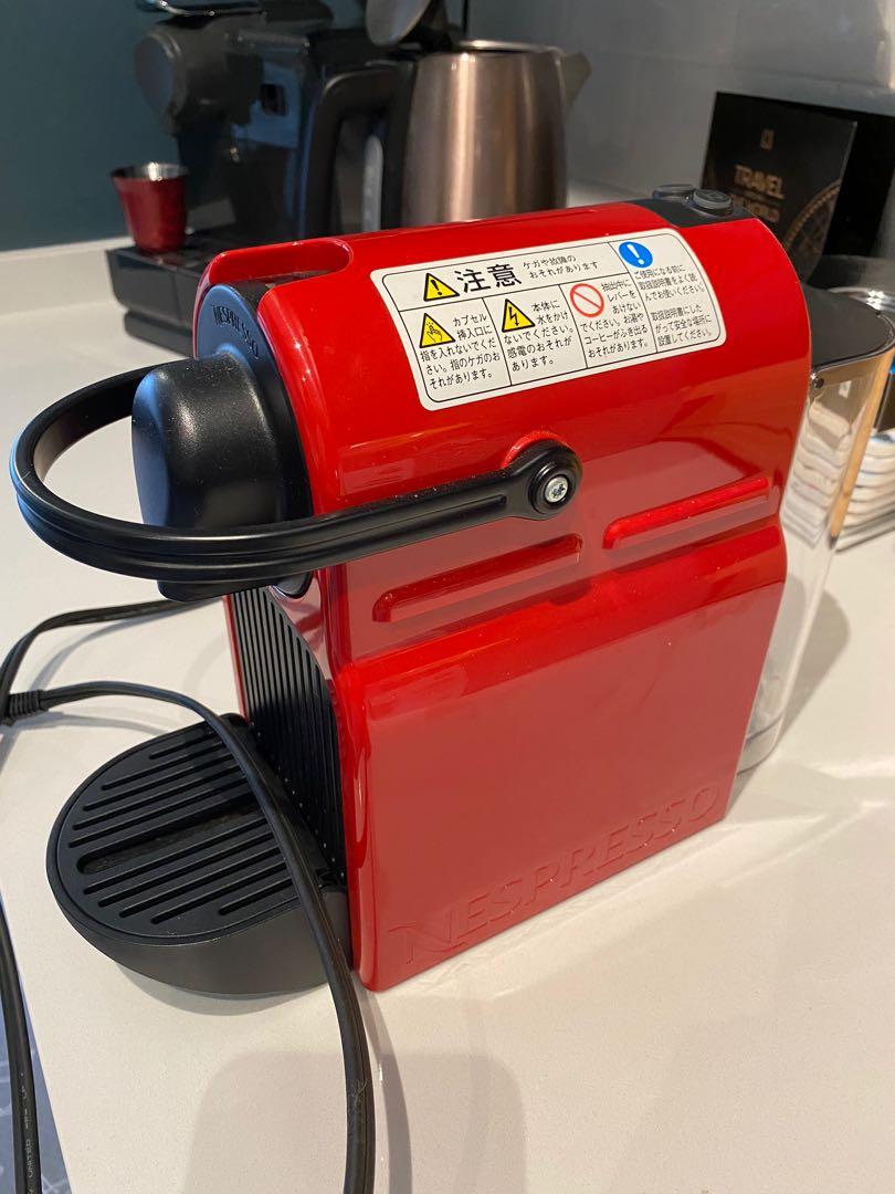 Nespresso Inissia Ruby Red (Japanese), TV & Home Appliances, Kitchen ...