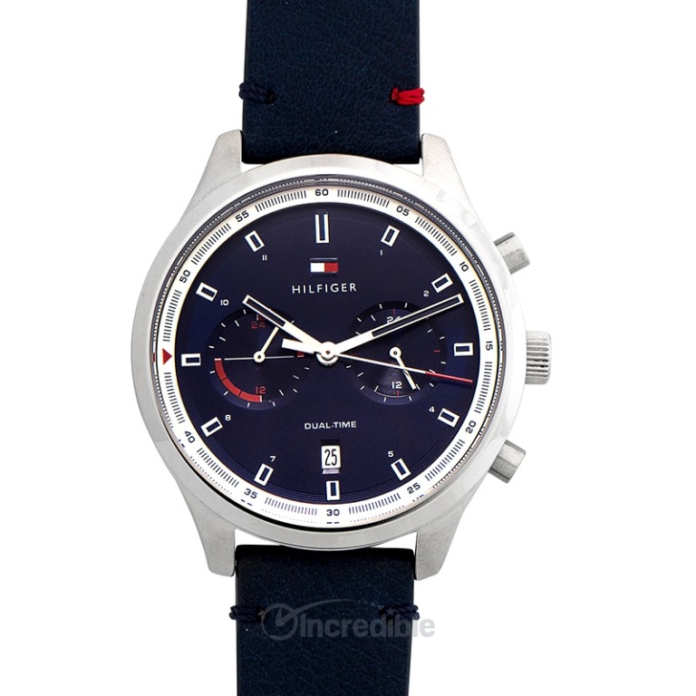 [NEW] Tommy Hilfiger Quartz Blue Dial Stainless Steel Men's Watch ...
