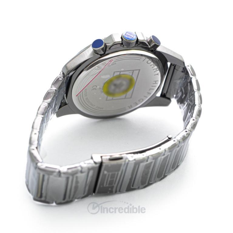 [NEW] Tommy Hilfiger Quartz Grey Dial Stainless Steel Men's Watch ...