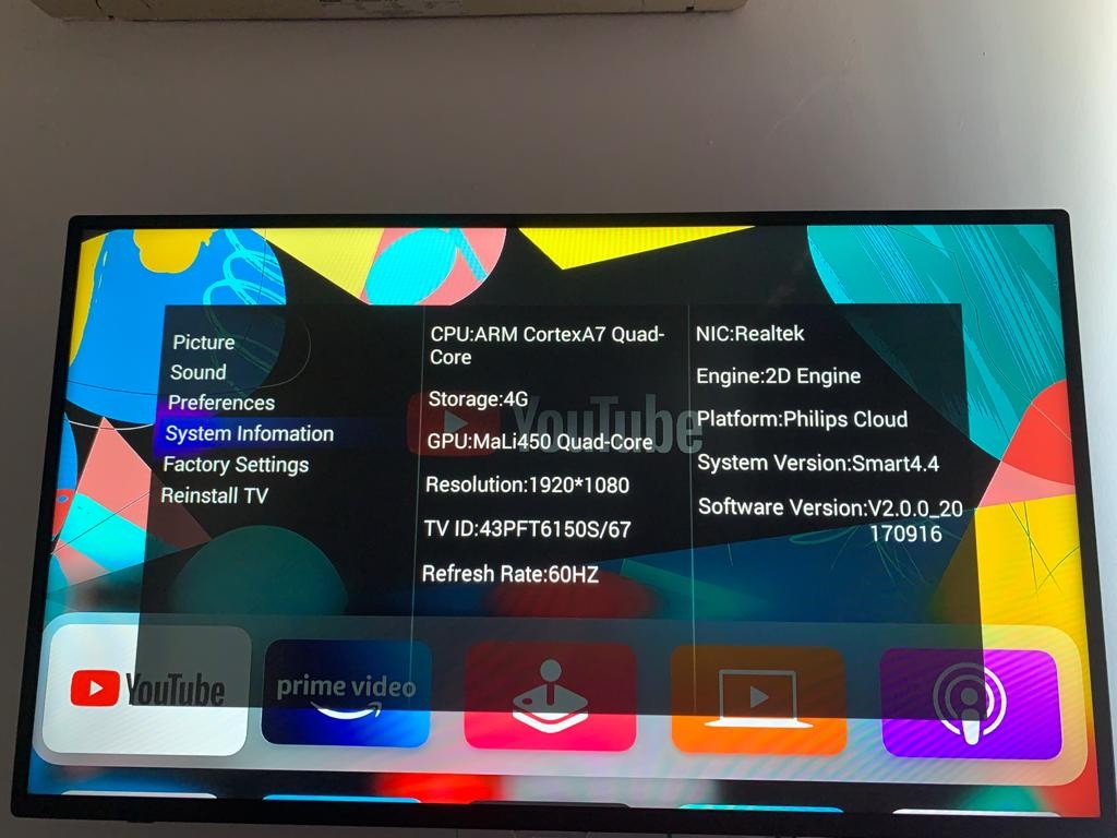 Phillips 40inch Full HD smart TV in excellent condition, TV & Home ...