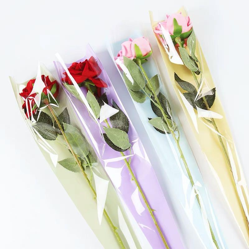 Plastic single stalk flower wrapper, Furniture & Home Living, Home ...