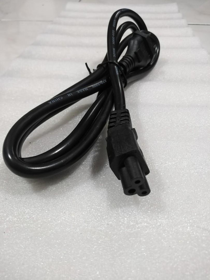 Power cord mickey mouse type.AC power cable, Computers & Tech, Laptops ...