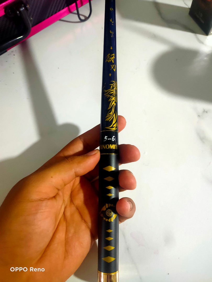 Prawning rod samurai, Sports Equipment, Fishing on Carousell