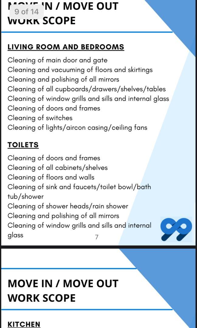 professional cleaning / cleaning service/ handover cleaning / post reno ...