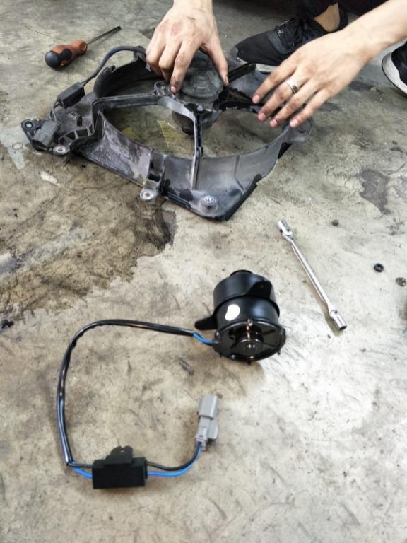 Honda Fit / Jazz Radiator / Fan Motor Replacement / Overheating, Car ...