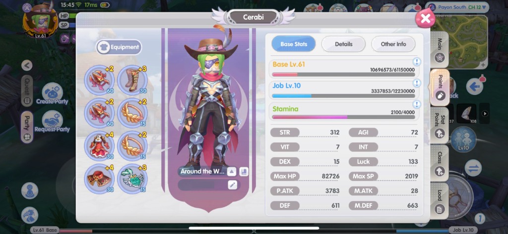 Ragnarok X: Level 61 Assassin Cross With Good Cards - Cheap, Video ...