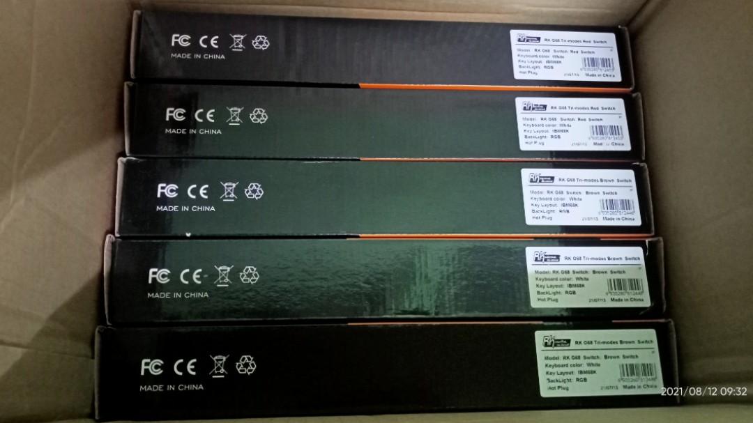 Royal Kludge RK 837 /RK G68 (2021 Version) RGB Hot Swappable, Computers ...