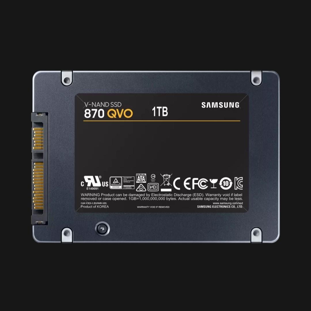 Samsung Internal SSD 870 QVO SATA III 2.5" 1TB, Computers & Tech, Parts ...