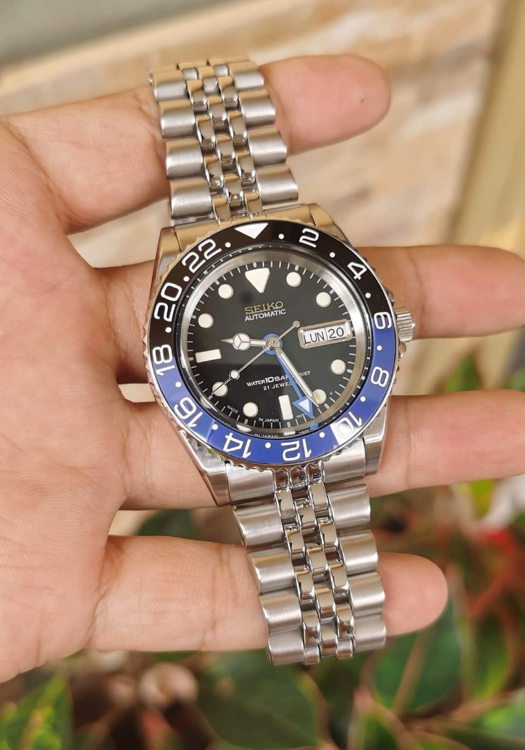Seiko "Batman" Premium Modified, Men's Fashion, Watches & Accessories ...