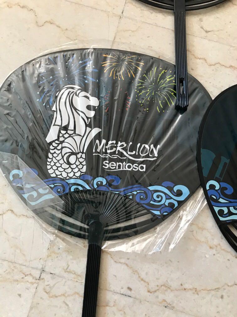 Singapore souvenir- Sentosa Fans - singapore / Sentosa souvenirs ...