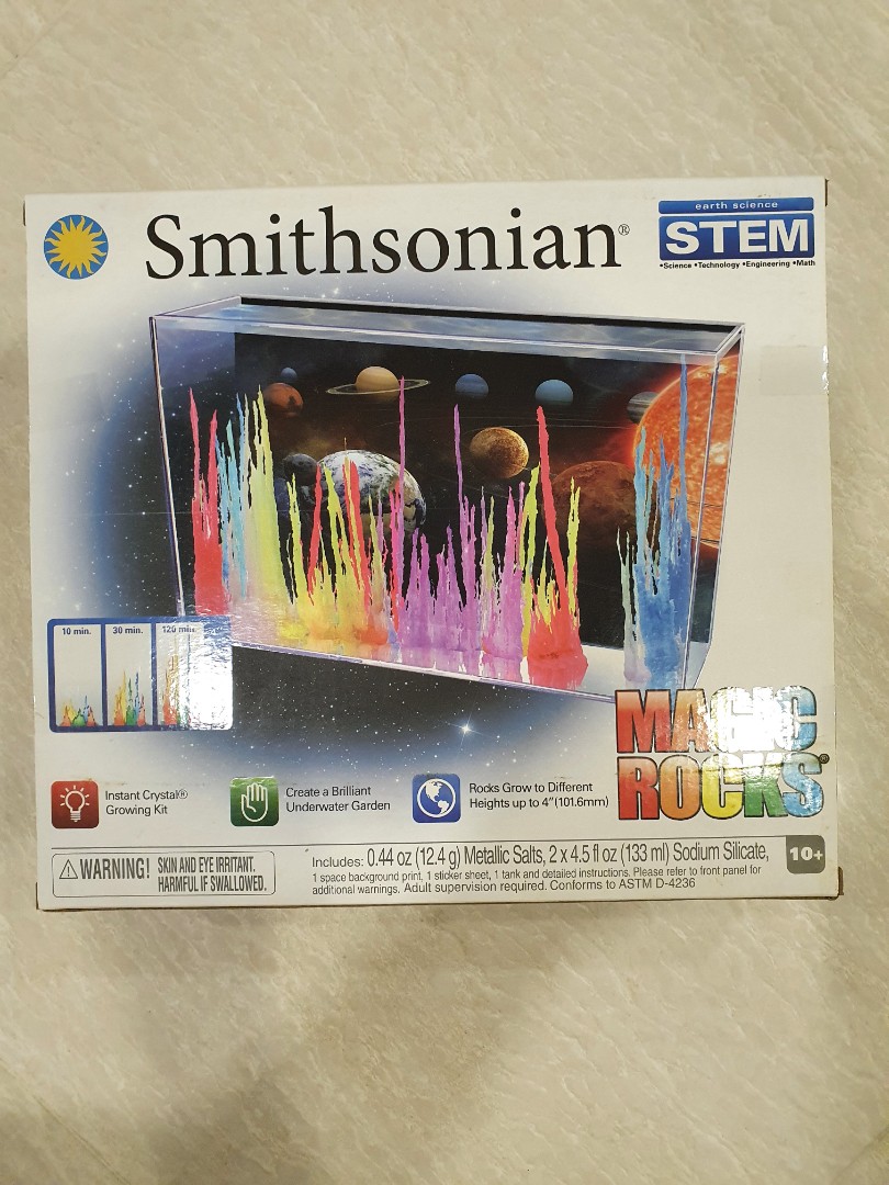 Smithsonian Magic Rocks, Hobbies & Toys, Stationery & Craft, Handmade ...