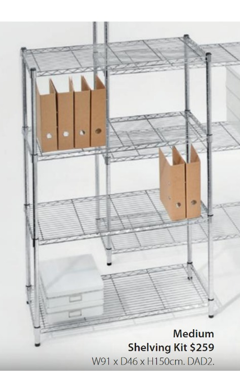 Steel shelving rack unit easy build modular system, Furniture & Home ...