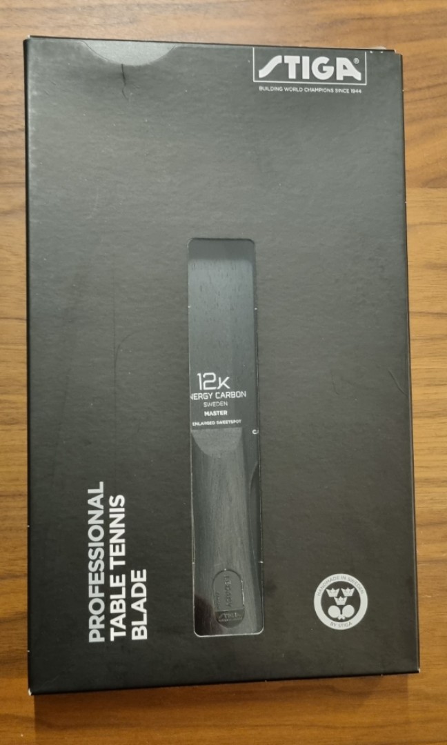 Stiga Legacy Carbon Master Table Tennis Blade, Sports Equipment, Sports ...