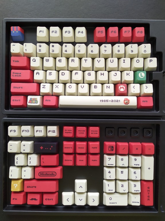 Super Mario Theme Keycap Set OEM Profile PBT Dye Sublimation for ...