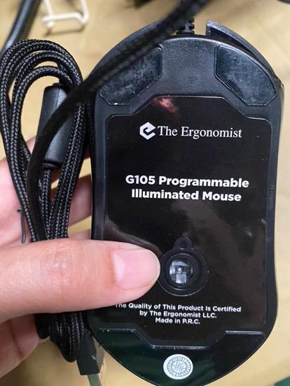Ergonomist G105 Programmable Illuminated Mouse, Computers & Tech, Parts ...