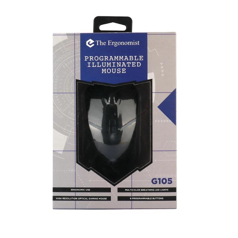 Ergonomist G105 Programmable Illuminated Mouse, Computers & Tech, Parts ...