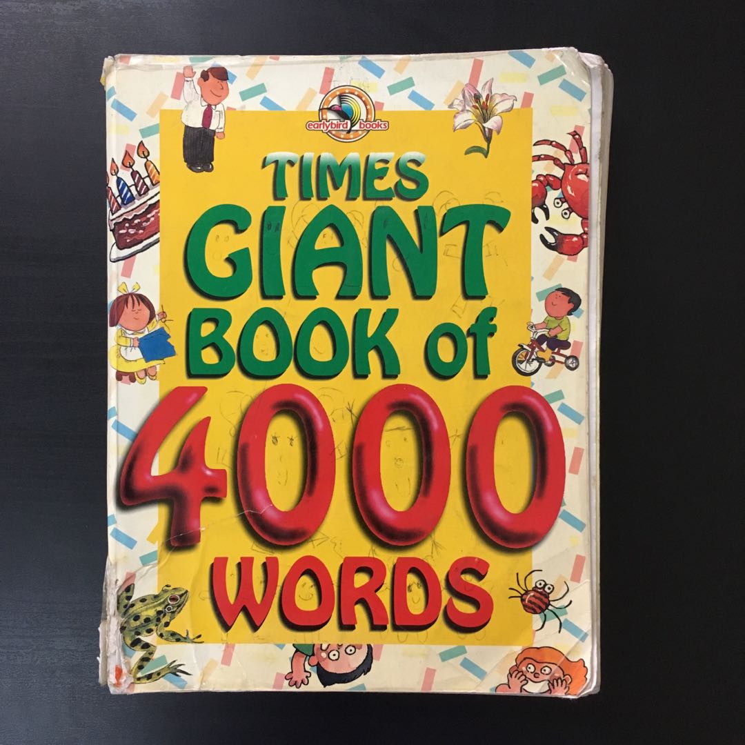 Times Giant Book of 4000 Words Picture Dictionary, Hobbies & Toys ...